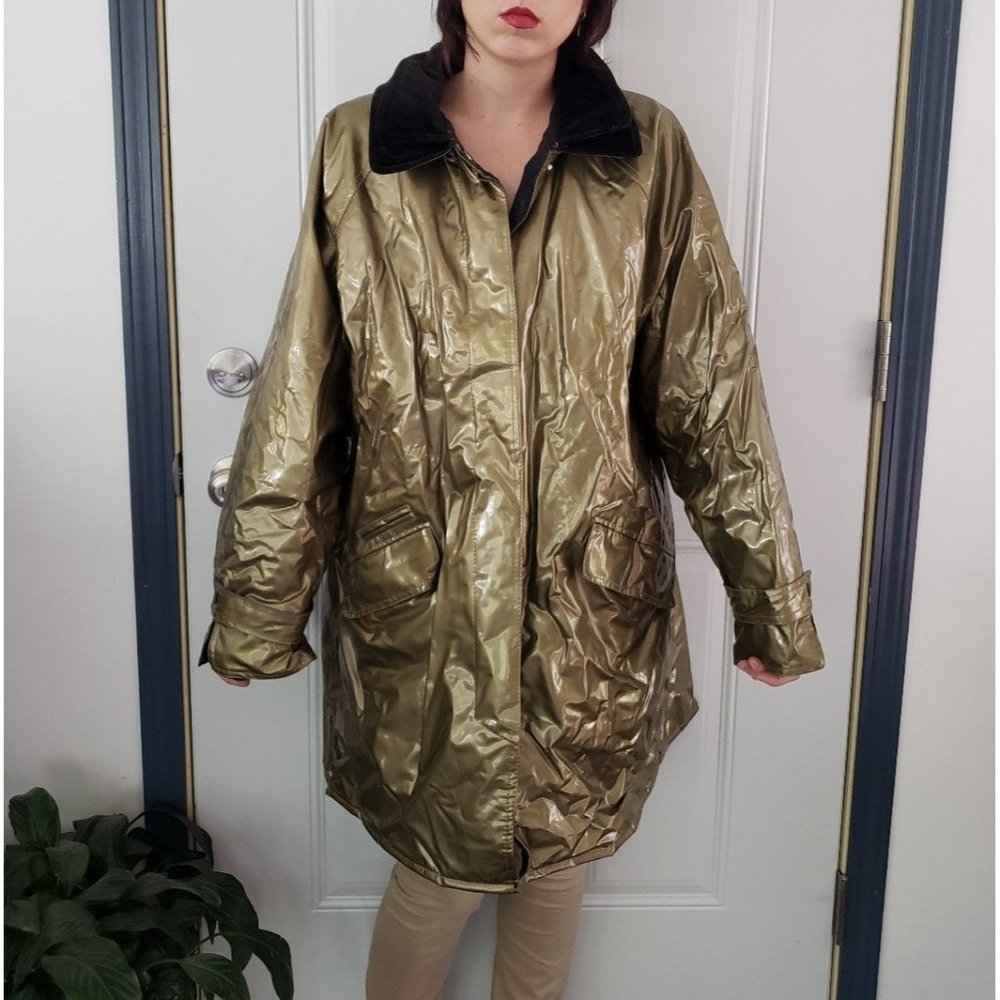 80s Gold Rain Coat - Gem
